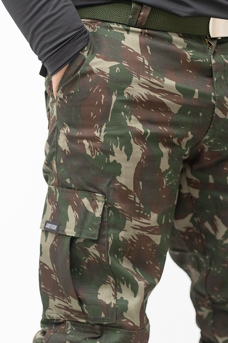 Calça Tática Modelo Cargo Coyote