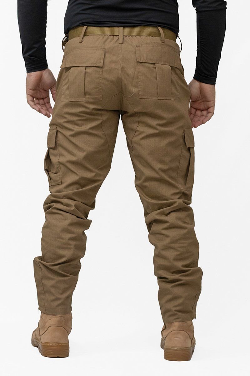 Calça Tática Modelo Cargo Coyote